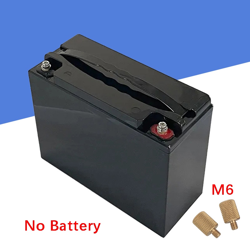 12V 30AH Battery Box with handle 32650 / 18650 empty battery case for ...