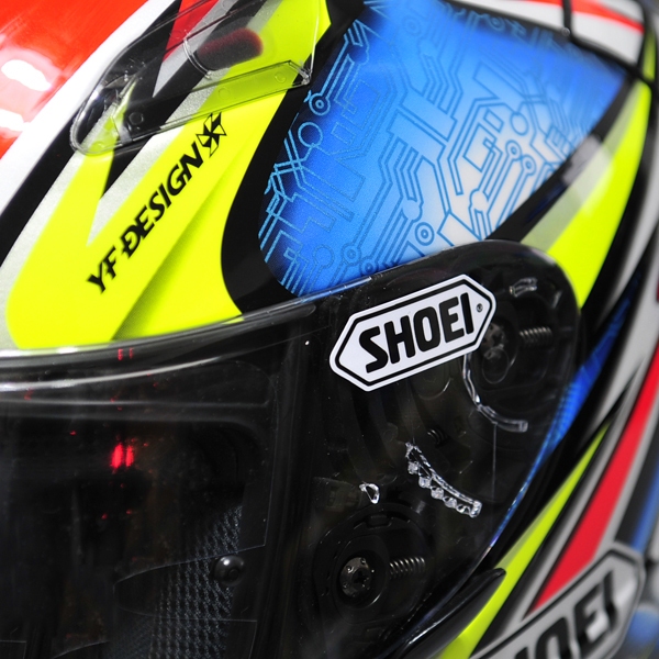 Reflective Car Sticker-SHOEI Lens Sticker Unique Helmet Goggles Decal ...