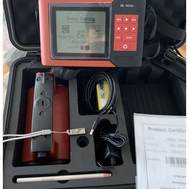 Profession ZBL-R630A Concrete Rebar Locator Scanner ZBLR630A Rebar ...