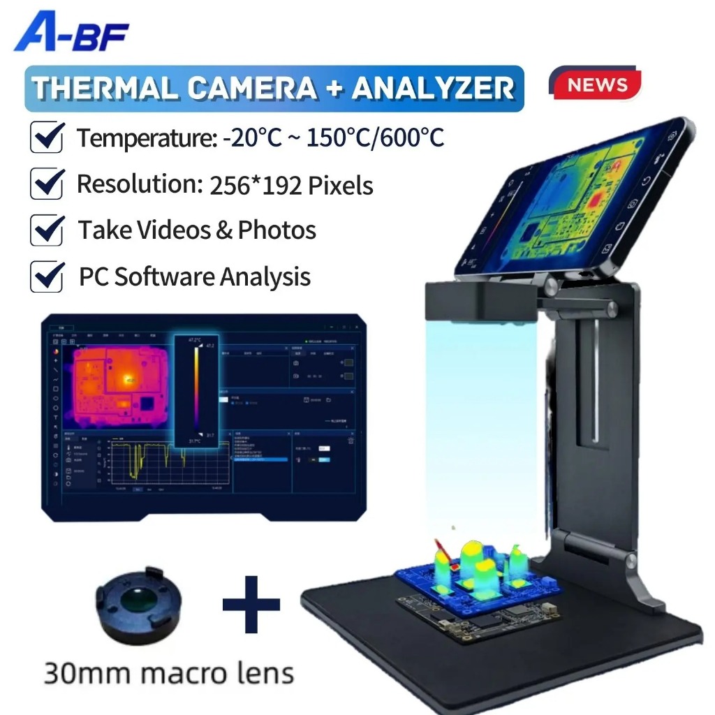 A-BF RX-F500/Qianli Thermal Imager Analyzer 256*192 PCB Circuit Board ...