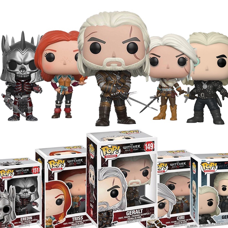 Funko Pop The Witcher 3: Wild Hunt Geralt Triss Ciri Yennefer Action ...