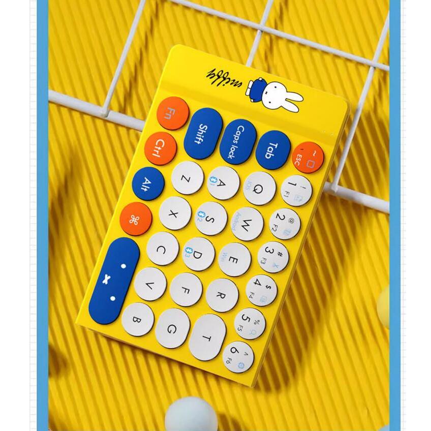 Miffy Foldable Wireless Bluetooth Keyboard Ultra-Thin Compact Keyboard ...