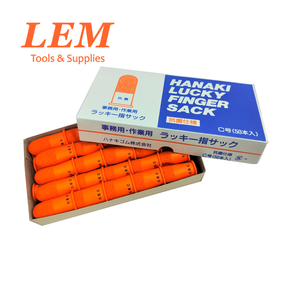 50pcs Hanaki Lucky Finger Sack Rubber Finger Guards Anti-microbial ...