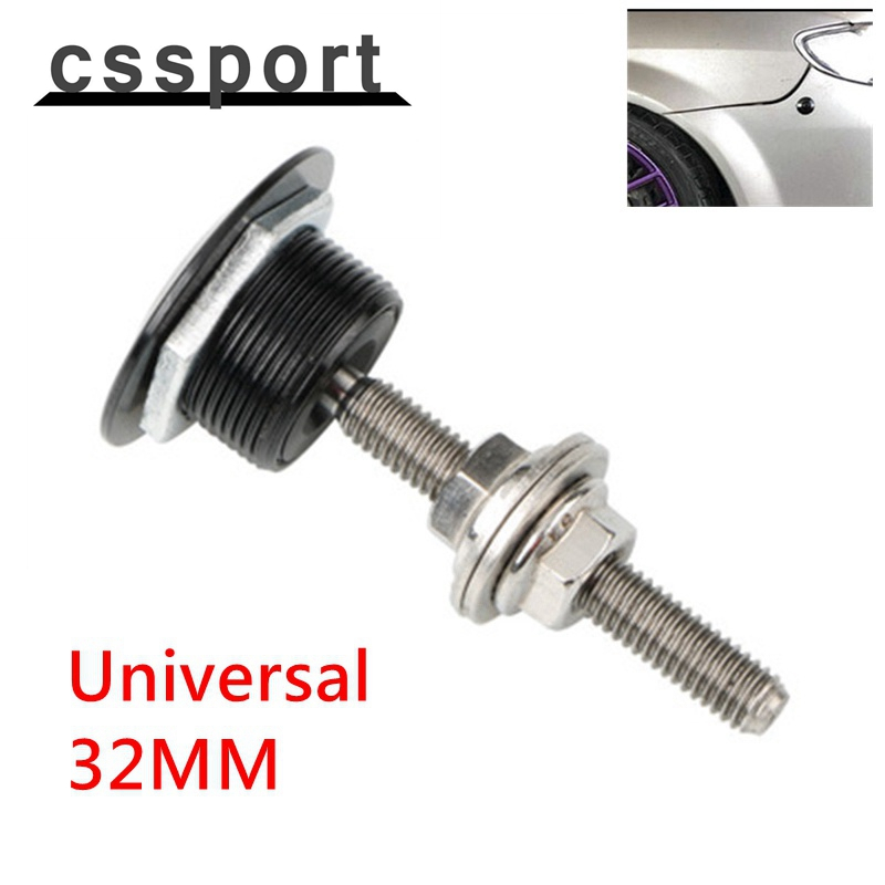 32mm Universal Push Button Hood Pins Lock Clip Kit Engine Bonnet Lock ...