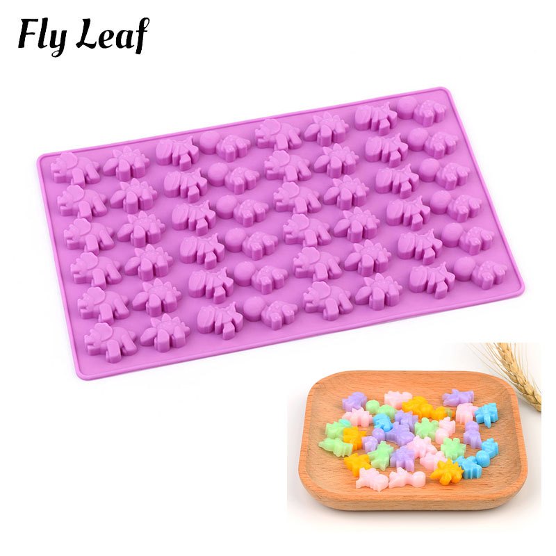 Fly Leaf Brand Little Dinosaur Shape Gummy Candy Mold Chocolate ...