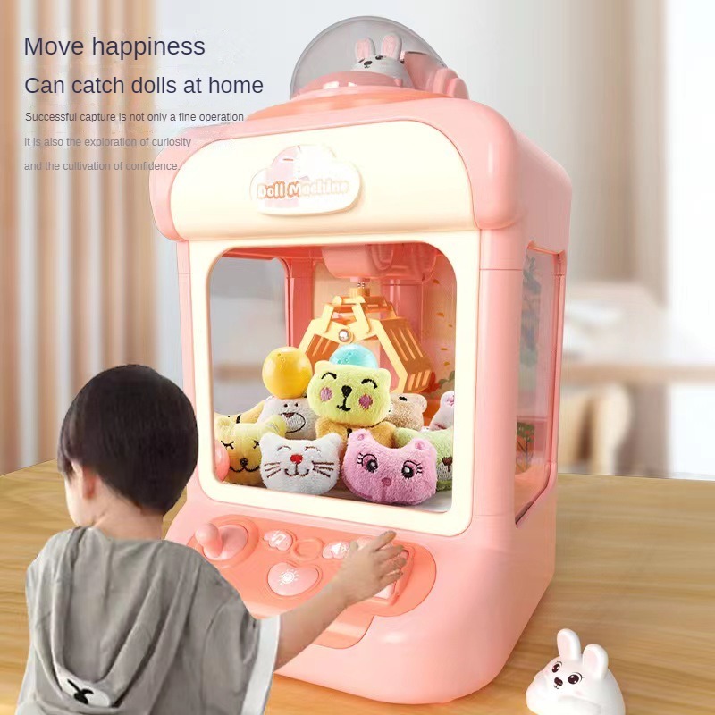 Mini claw machine toys Crane machine clip doll machine toys arcade Game ...