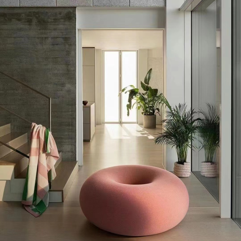 Nordic ins Style Donut Lazy Sofa Home Leisure Chair Light Luxury ...