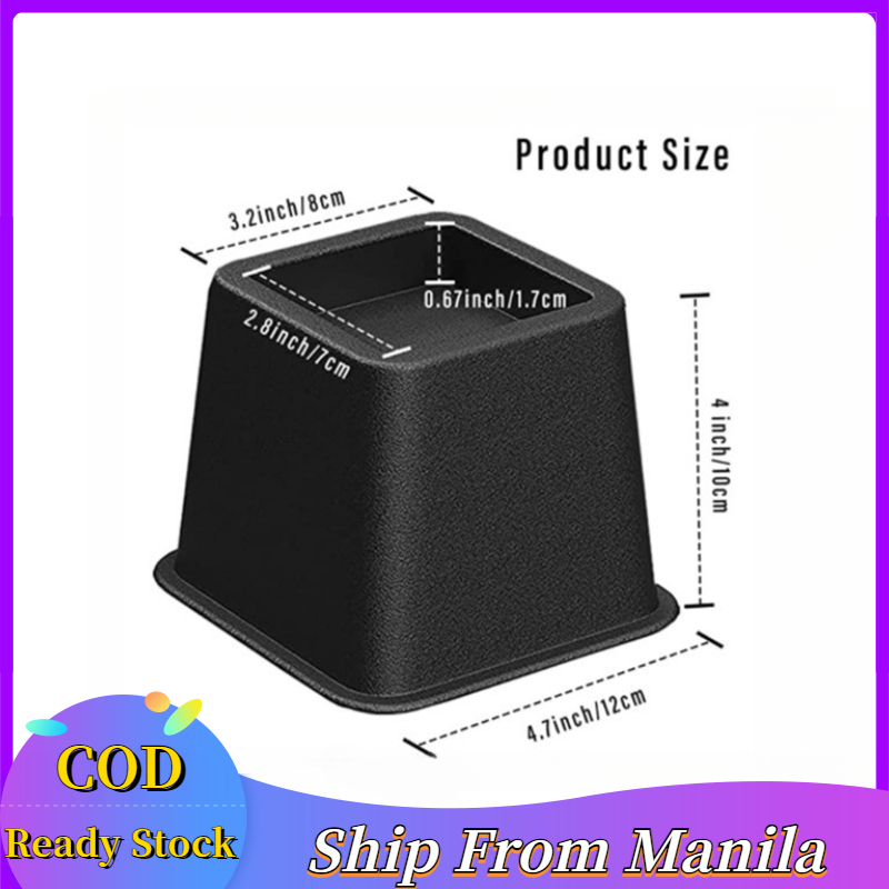 Bed Risers Heavy Duty Furniture Risers Bed Lifter Sofe Risers Bed Feet ...