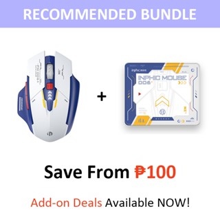 Inphic F9/M6P 2.4G Wireless Mouse Rechargeable Mechanical Office Gaming ...