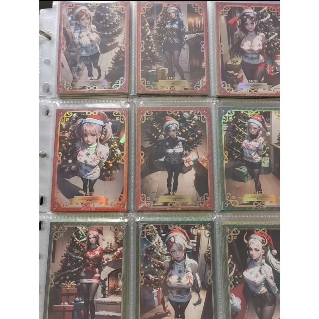 One Piece Card Anime Card MCR Number Card Christmas Card Set of 9 Cards ...