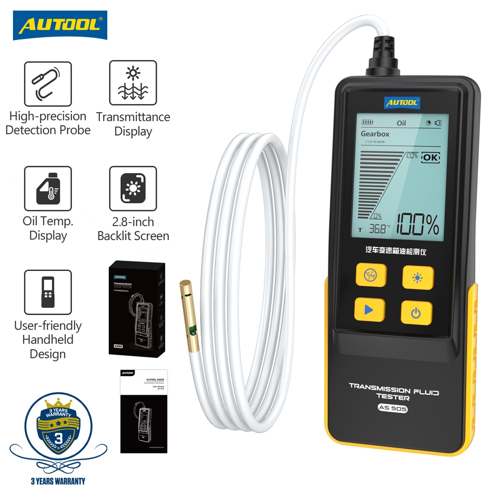 AUTOOL AS505 Automotive Transmission Fluid Tester Gearbox Oil ...