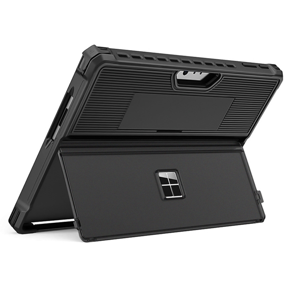 Rugged Hard Case Kickstand Cover with Hand Strap for Surface Pro 10 ...