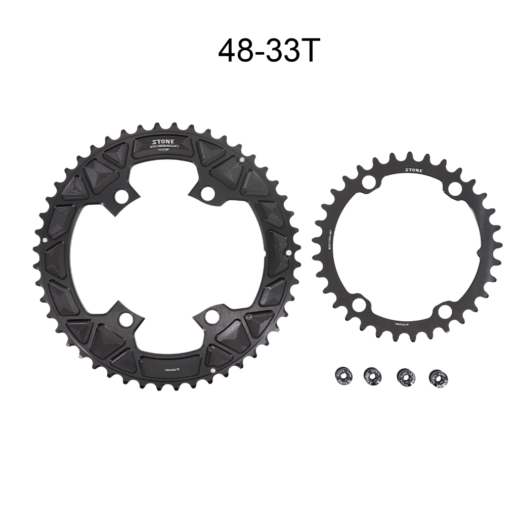 Stone 110bcd Double Chainring 58-44T 56-42T 55-40T for Shimano 105 ...