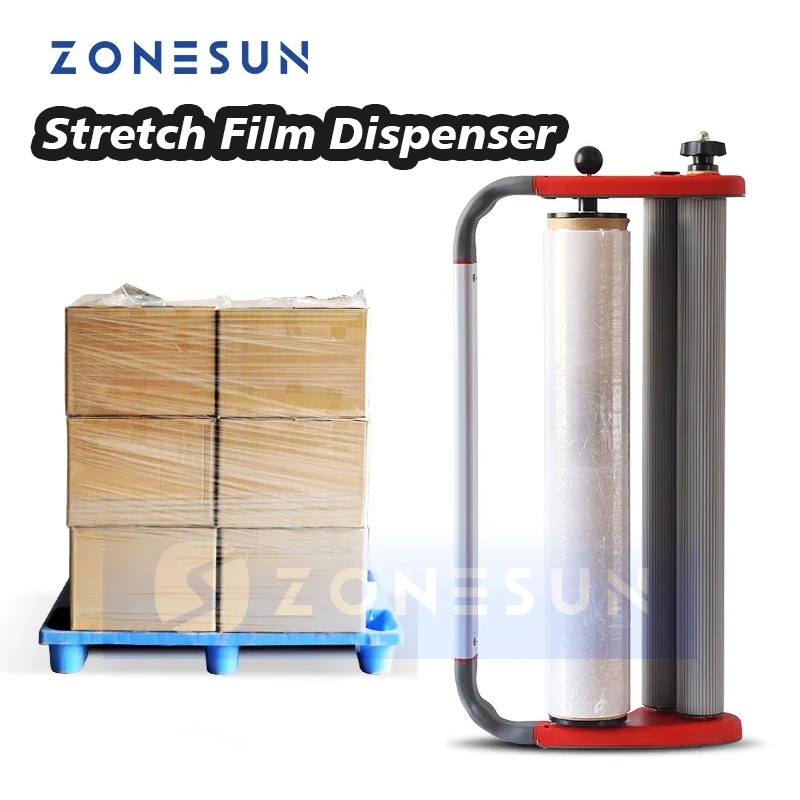 ZONESUN Handheld Stretch Film Dispenser Stretch Film Wrapper Stretch ...