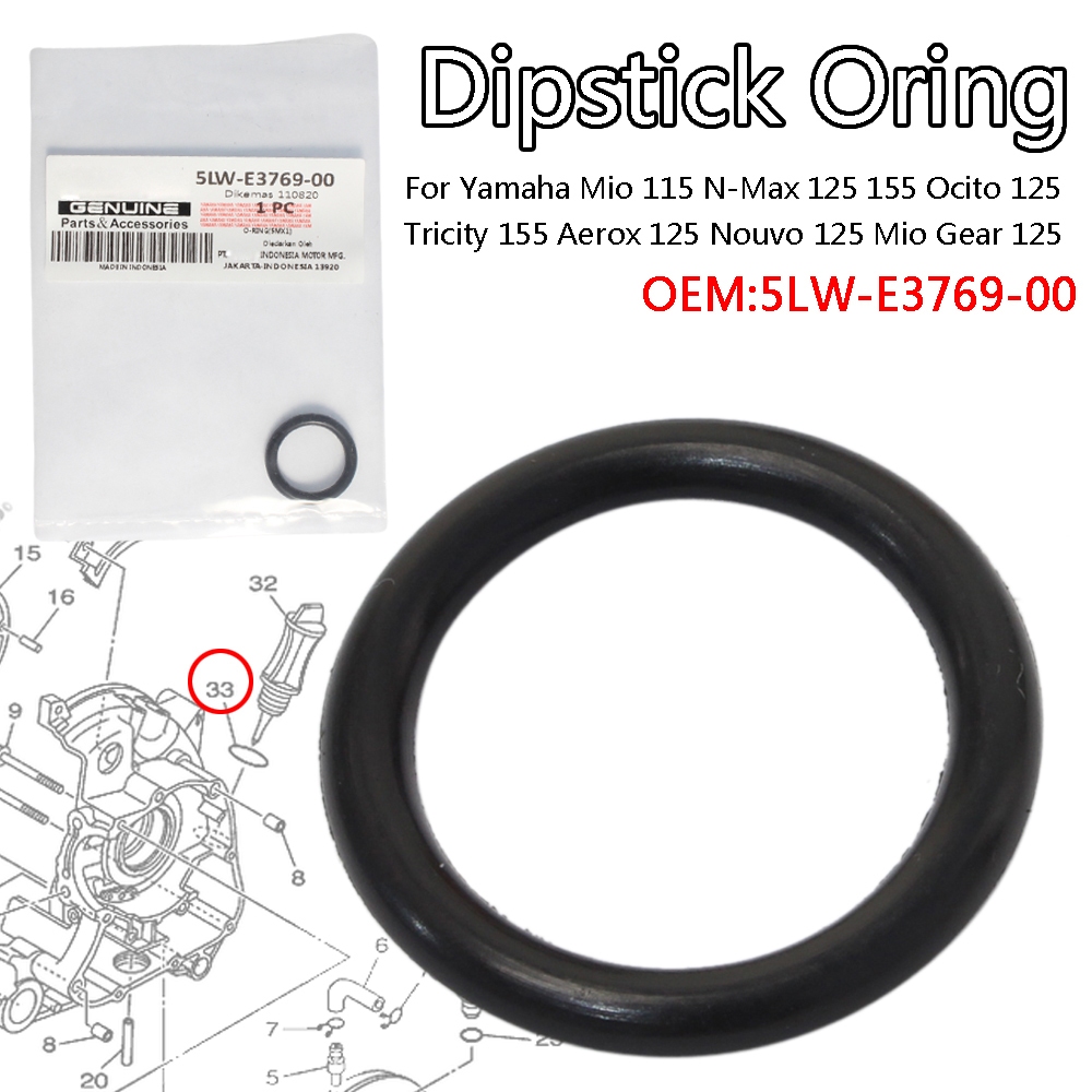 Kenada Racing OIL CAP ORING 5LW-E3769-00 ALL YAMAHA for PARTS oring plug oil level SPORTY /NMAX ...