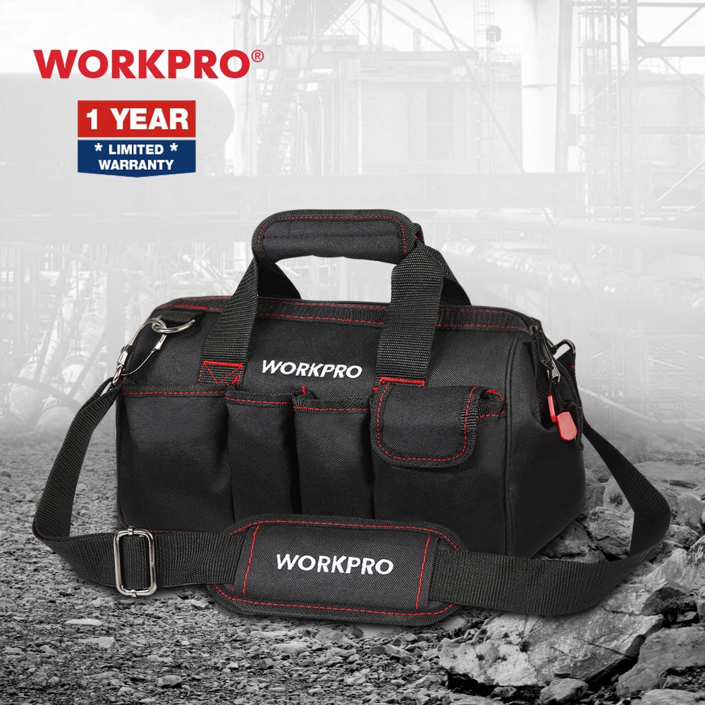 Workpro 12/14/16/18 Inches Tool Bag Travel Multifunctional Bags ...