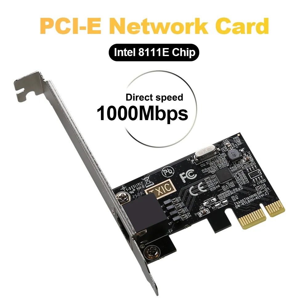 100/1000M/1000M RJ45 Network adapter Gigabit Ethernet PCI Express Network Card 1Gbps RJ45 LAN ...