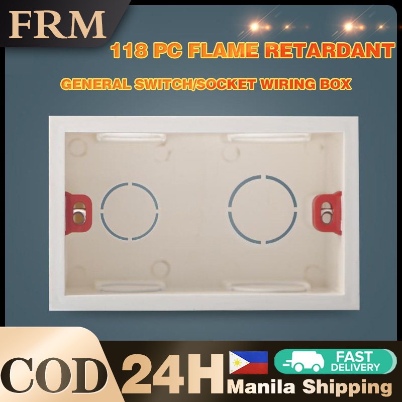 FRM Utility Box Junction Box 118 Type Bottom Box General Switch Socket ...