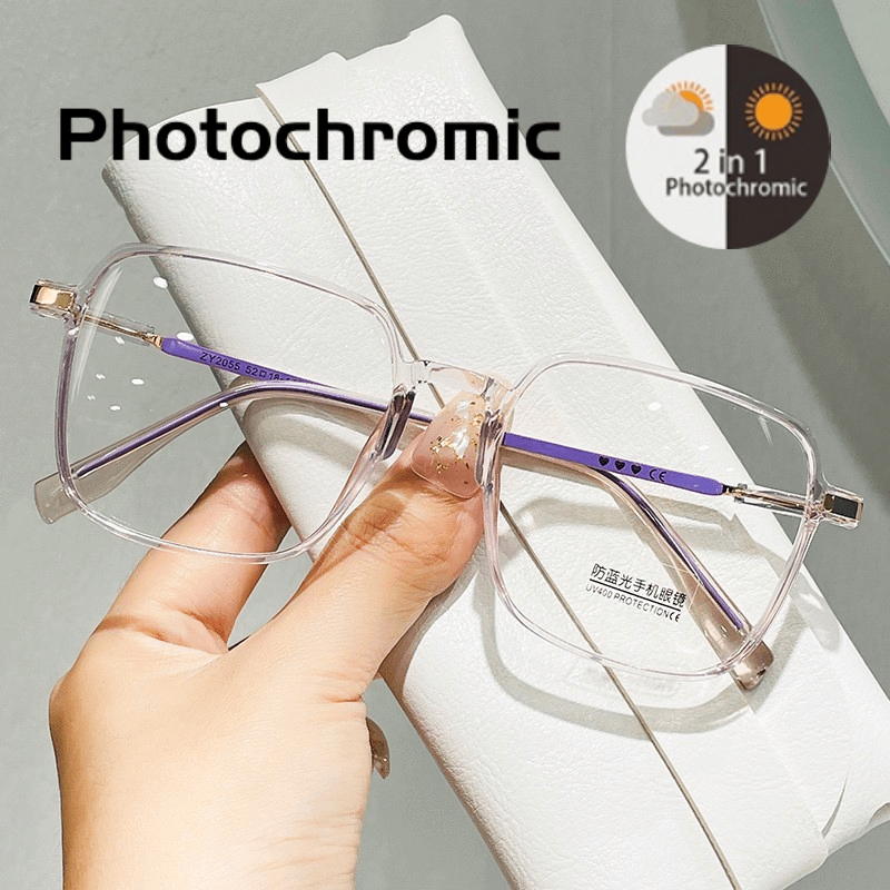 COD Photochromic Anti Radiation Glasses For Women Men Sunglasses ...