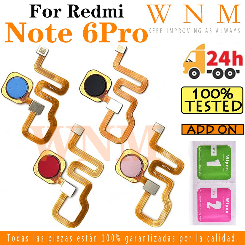 For Xiaomi Redmi Note 6 Pro / Note 6Pro On Off switch power home start button fingerprint free ...