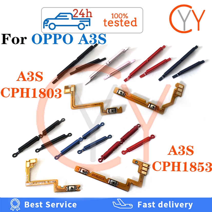 Volume Button Power Switch On Off Button Flex Cable For OPPO A3S CPH1803 CPH1853 A5 Flex Cable ...