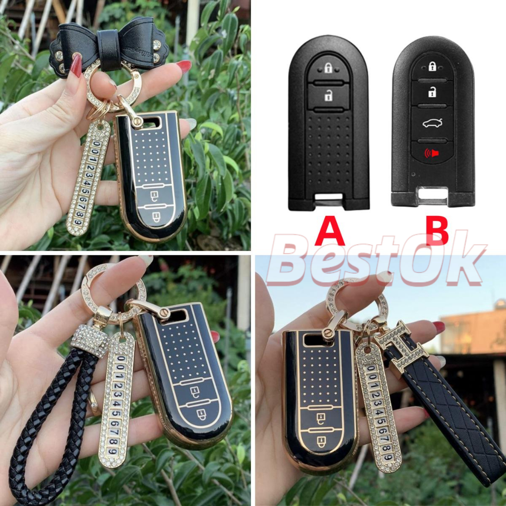 For Toyota Wigo Rush TPU Key Cover Car Remote Key cover case Toyota ...