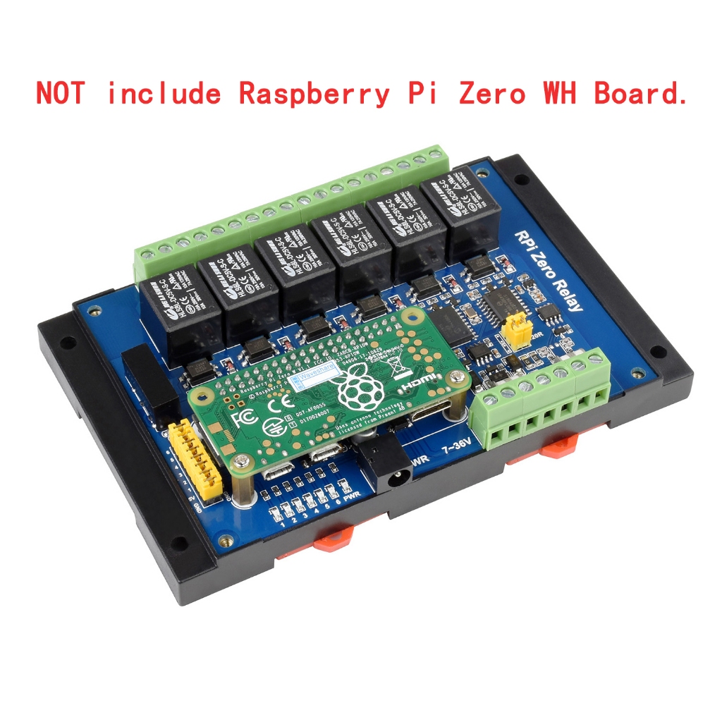Industrial 6-Channel Relay RS485 CAN Expansion Board Breakout Module ...