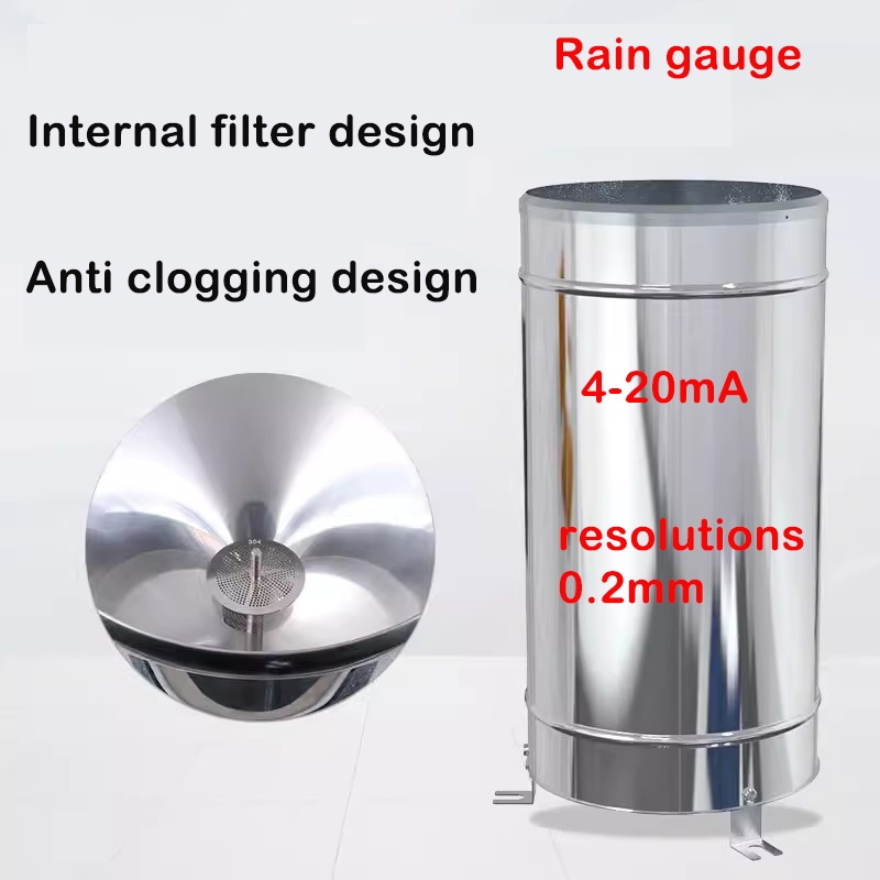 Double tipping bucket rainfall alarm, rainfall sensor, rainfall ...