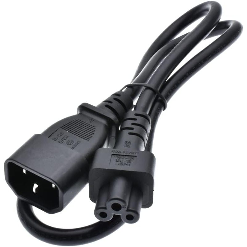 IEC 320 C14 to C5 Power Adapter Cable,Universal C14 to C5 Adapter ...