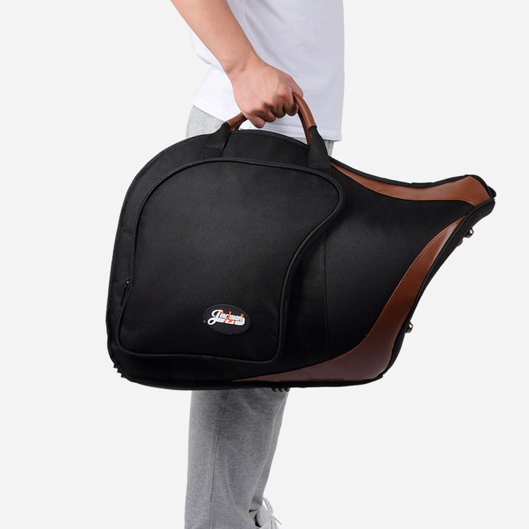 Conjoined Round Horn Bag Musical Instrument Bag Portable Bag Thickened ...