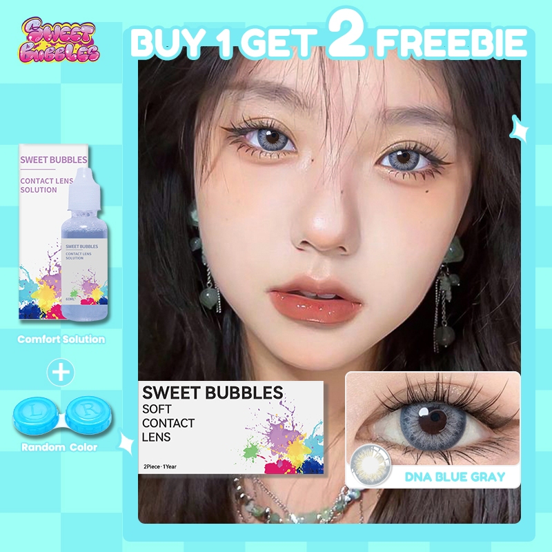 Contact Lens with Solution Soft Contact Lenses Complete Set with Lense ...