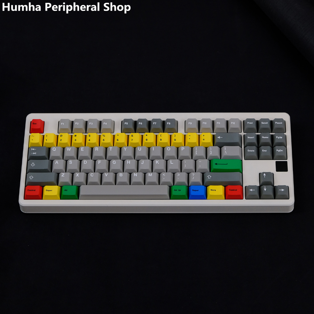 Humha Trader keycap PBT material Dye-Sublimation Cherry profile Mechanical Keyboard keycap ...