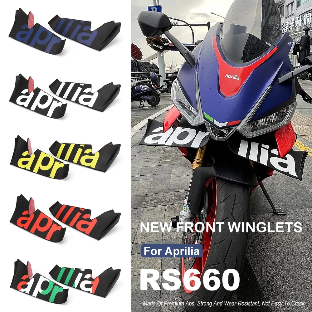 Motorcycle 8 colors Winglet Aerodynamic Wing Kit Spoiler Accessories ...