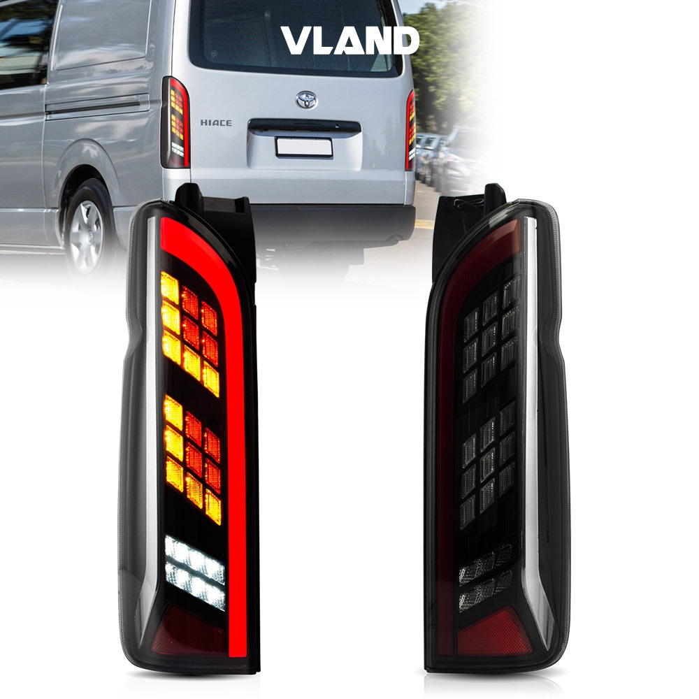 2004-2019 Toyota Hiace 5th Gen (H200) Vland LED Tail Lights With ...