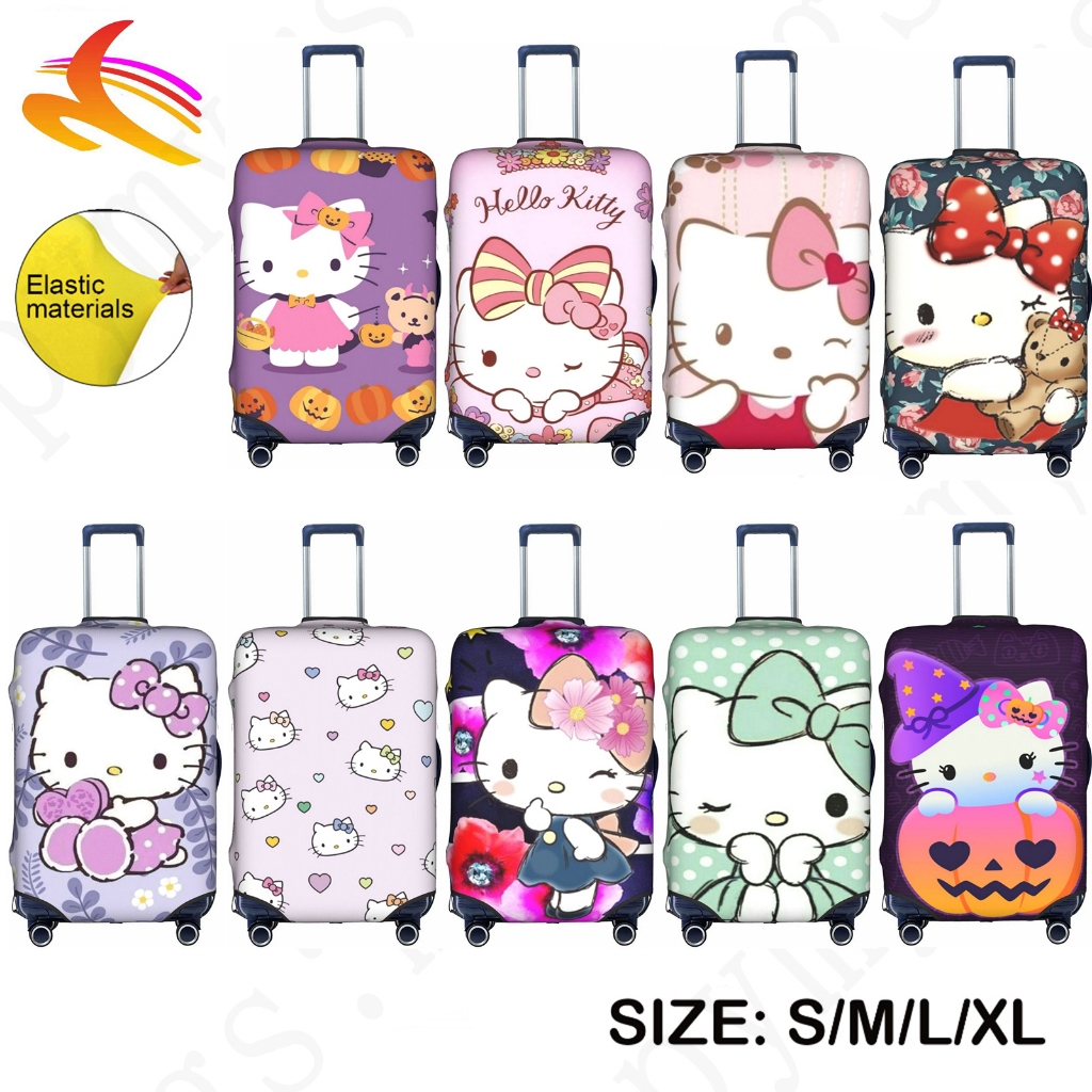 Hello Kitty Travel luggage cover 18-32 inch high elastic ened luggage ...