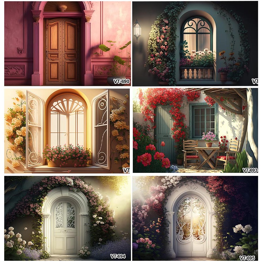 Spring February 14th Valentin's Day Backgrounds Flower Backdrop love ...