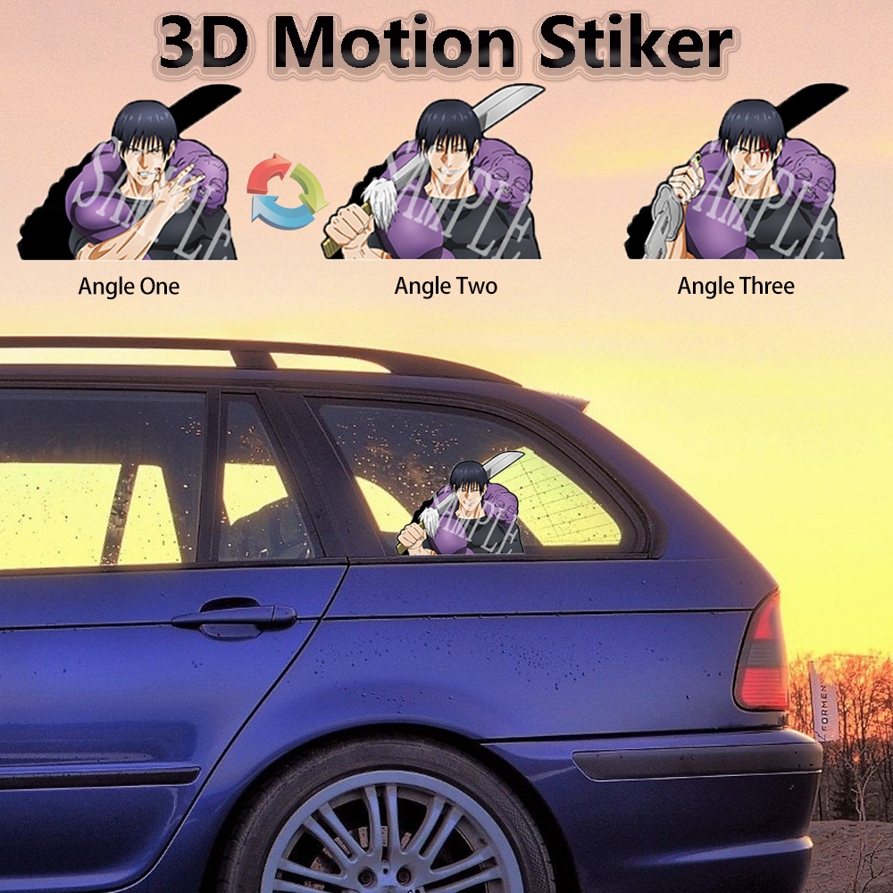 Jujutsu Kaisen Fushiguro Toji Anime Stickers Self-adhesive Waterproof ...