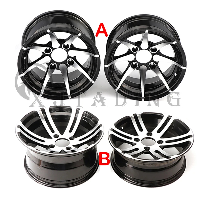 【1 Pcs】 12 Inch Aluminum Alloy Front and Rear Wheels Hub for DIY ATV ...