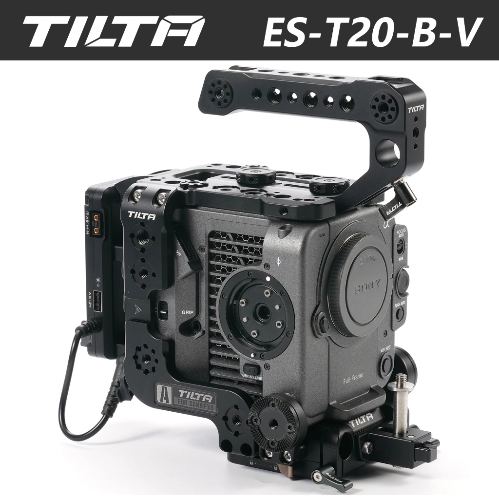 TILTA Sony FX6 cage ES-T20-B-V Camera Cage for Sony FX6 Advanced Kit - V Mount | Shopee Philippines
