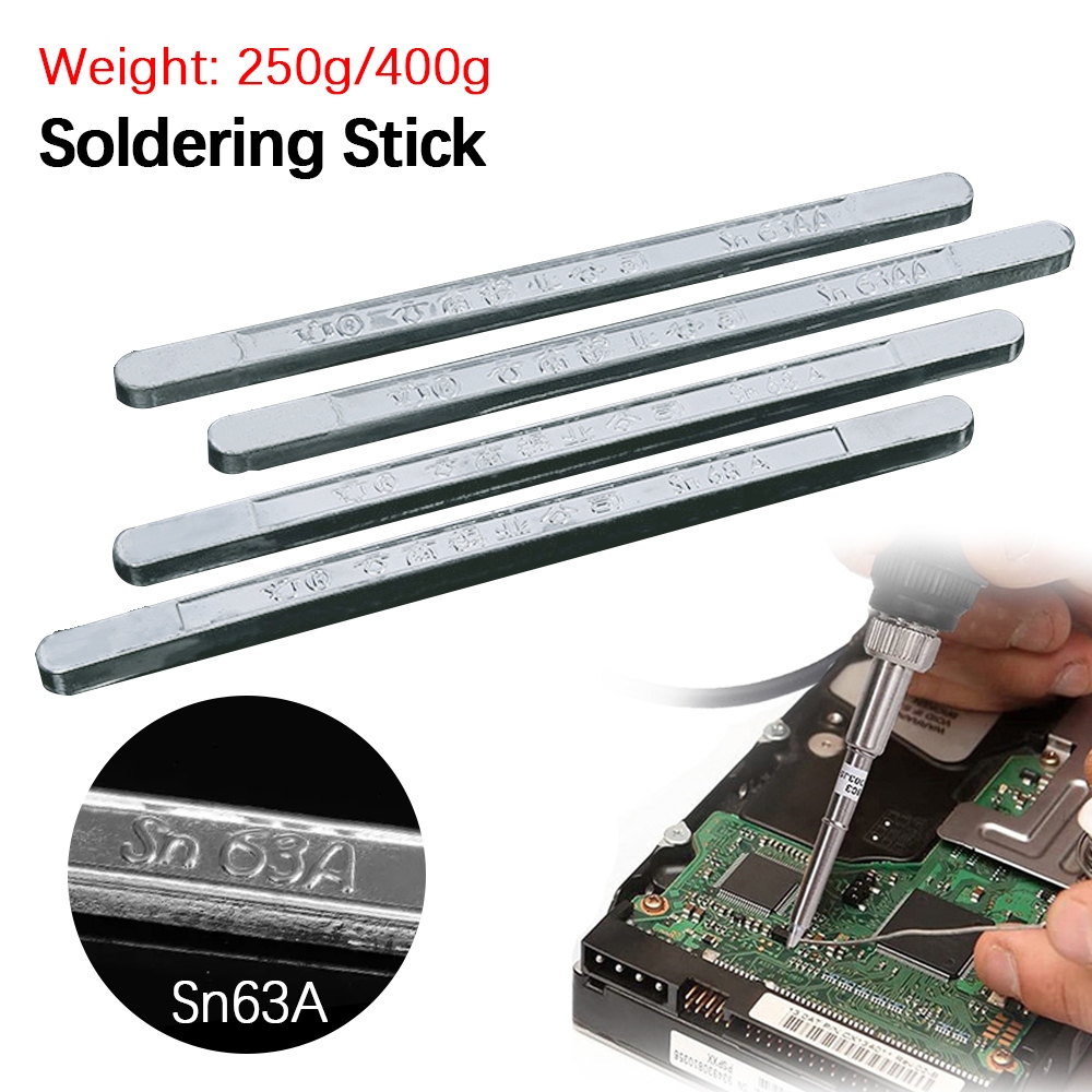 1PC 400g High Purity Tin Solder Rod Pure Tin bar No Lead Soldering 63/ ...