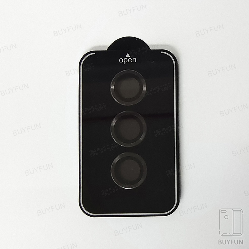 Tempered Glass Camera Lens Protector Matel Frame Protect Ring cap For ...