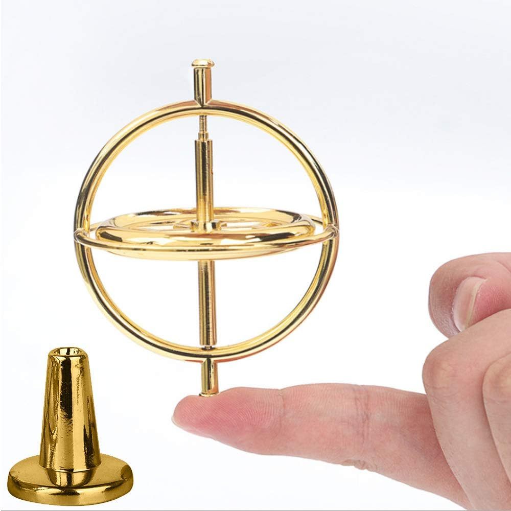 Precision Gyroscope Kill Time Metal Anti Gravity Spinner Balance Toy ...
