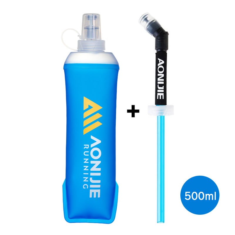 AONIJIE Soft Flask 250ml 500ml 350ml 600ml Folding Water Bottle TPU BPA ...