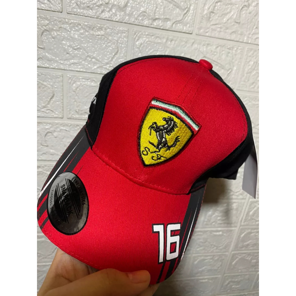 Scuderia Ferrari 2022 Team Charles Leclerc hat F1 Racing adjustable ...