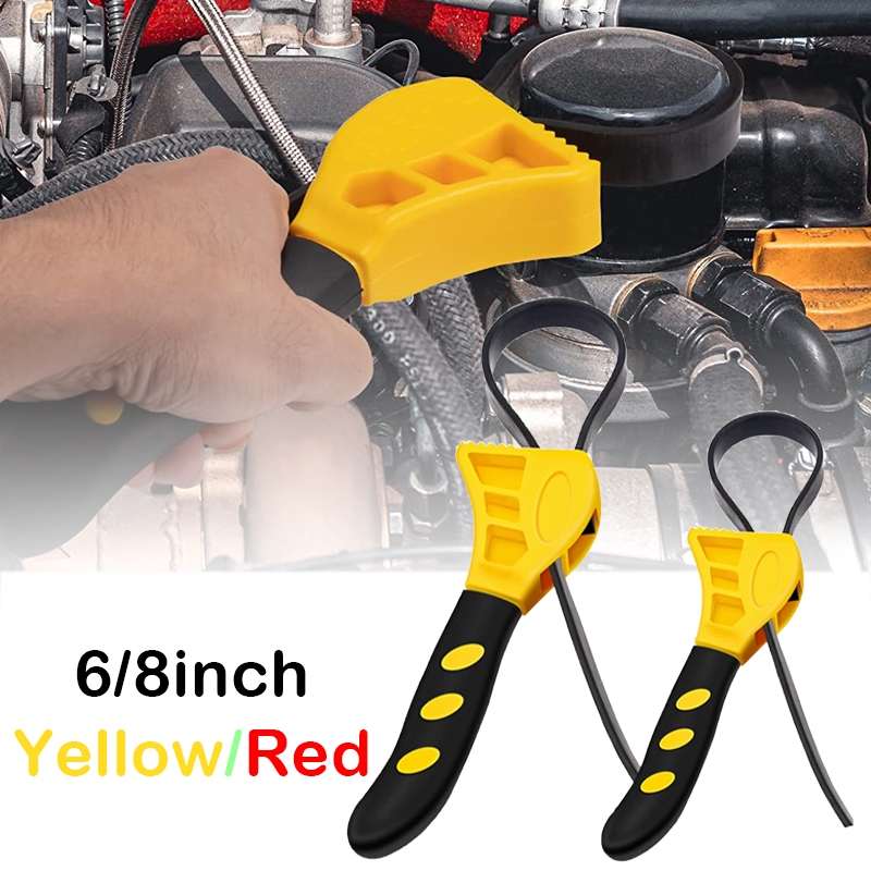 Belt Wrench Oil Filter Puller Strap Spanner Chain Wrench Strap Opener ...