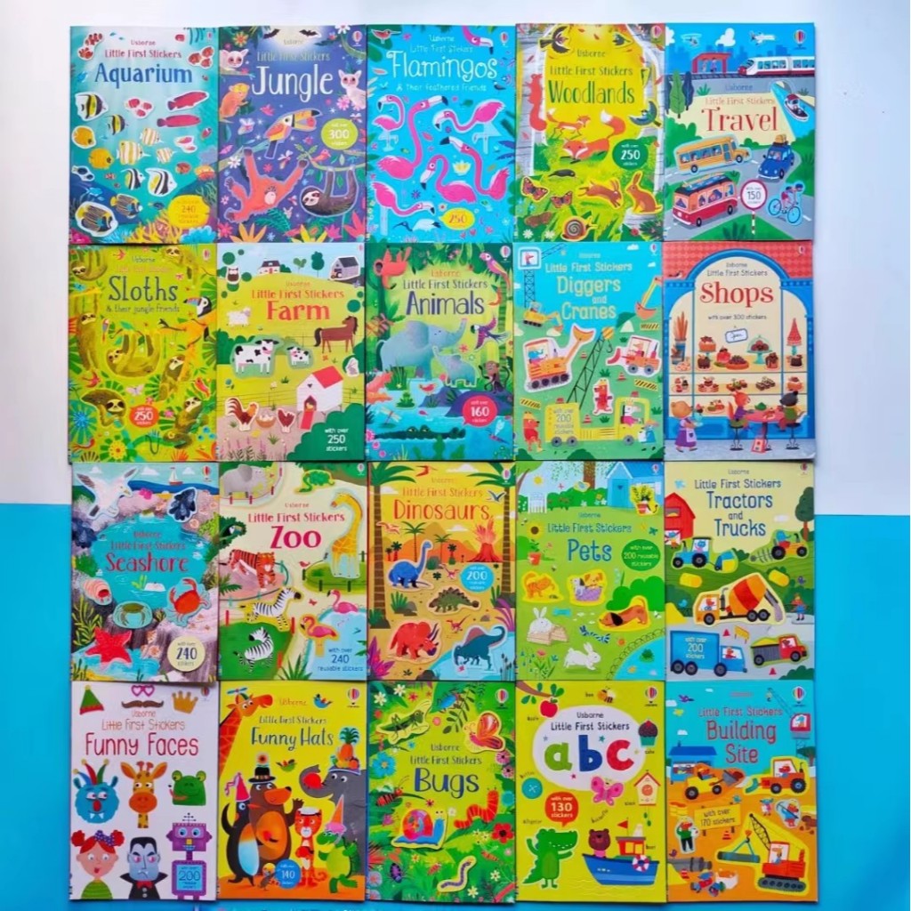 usborne English sticker book Children's Sticker Book Scene Multi-Scene ...