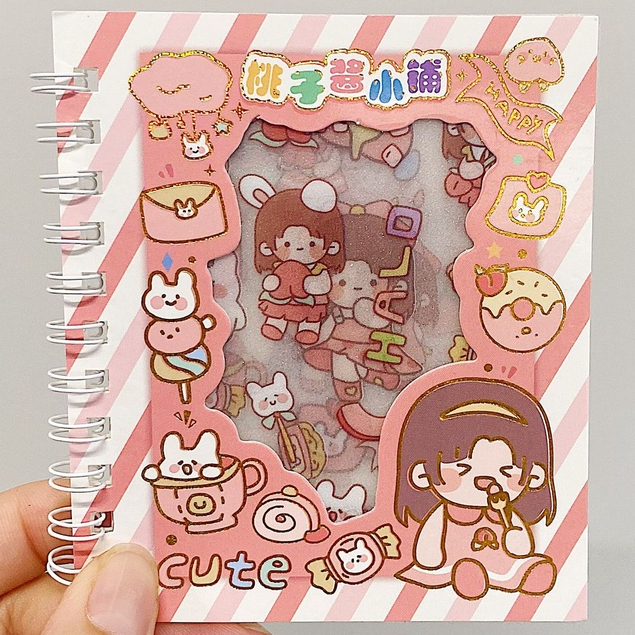 Kawaii Frosted Handbook Stickers Cartoon DIY Decorative Material ...
