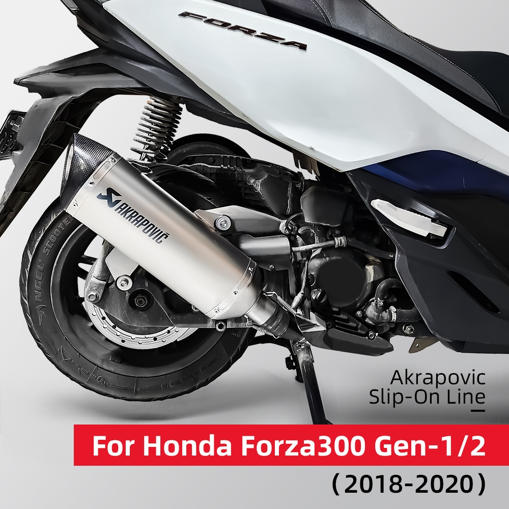 PR2 For forza300 forza slip on line exhaust akrapovic muffler gen1 gen2 ...