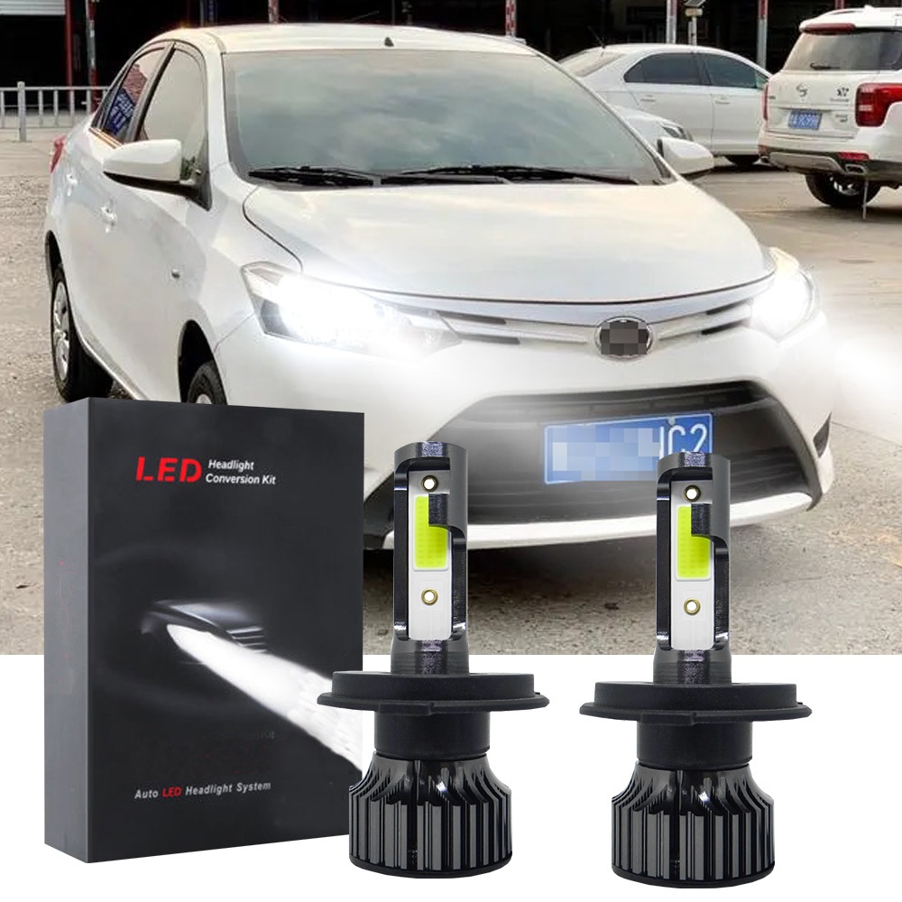 For Toyota Vios NCP150, year 2014 - 2019 - 2PC CLY LED Headlights Combo ...