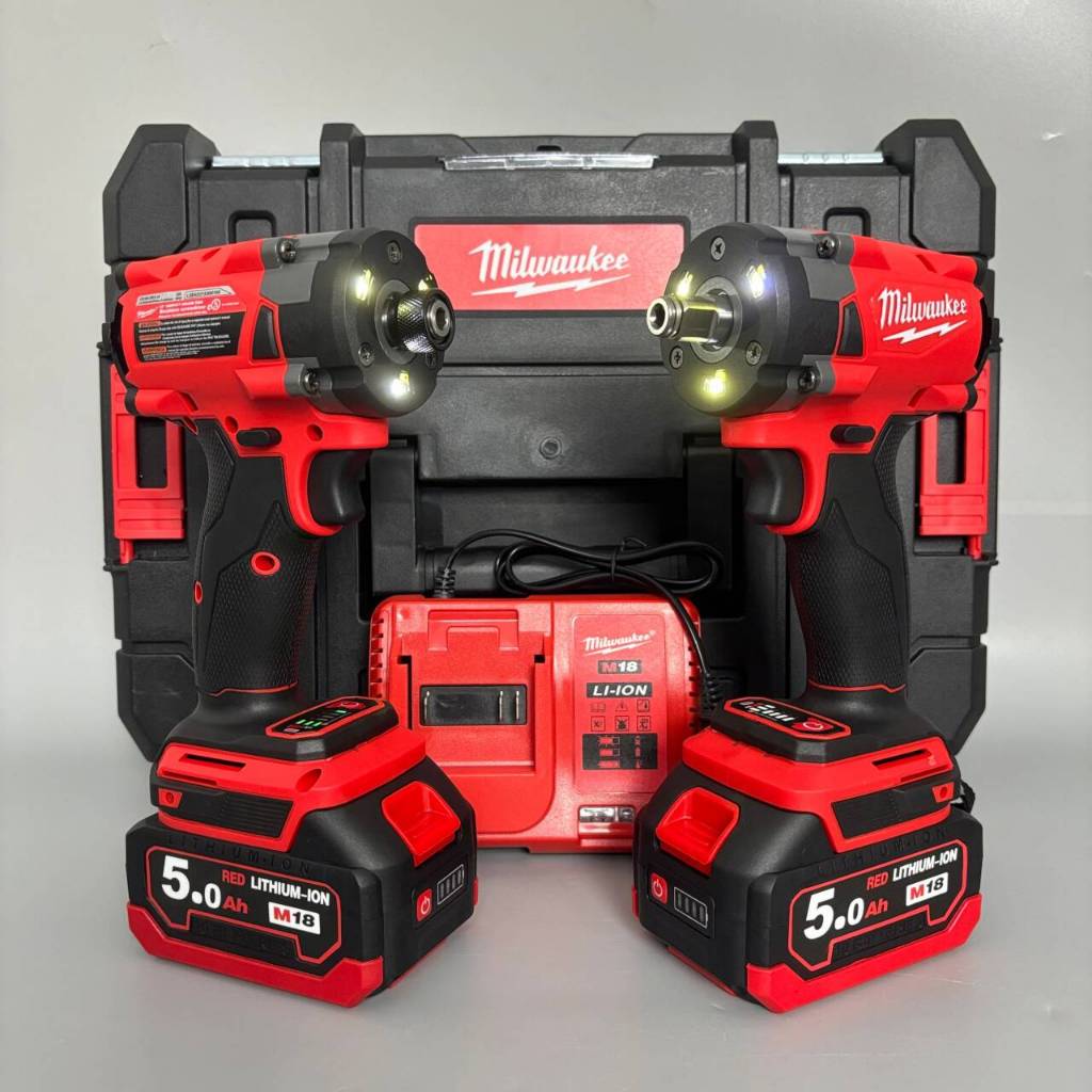 Milwaukee 2855 Impact Wrench 4 Points/Milwaukee 2853 Impact Screwdriver ...